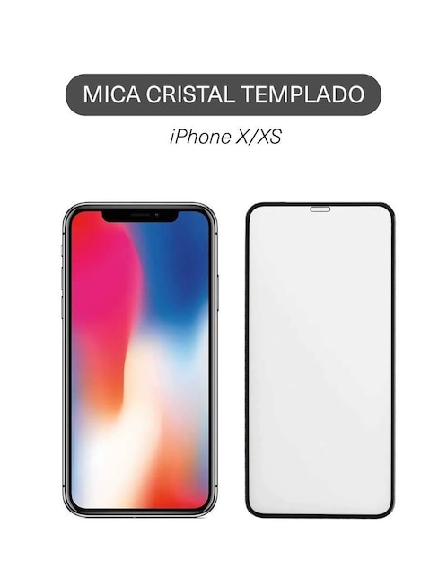 Mica para Iphone X/XS Sovico cristal templado 2