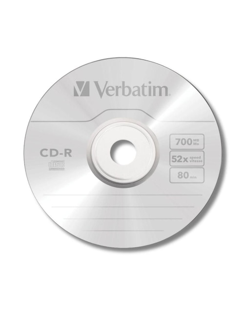 CD-R Verbatim de 100 piezas 1