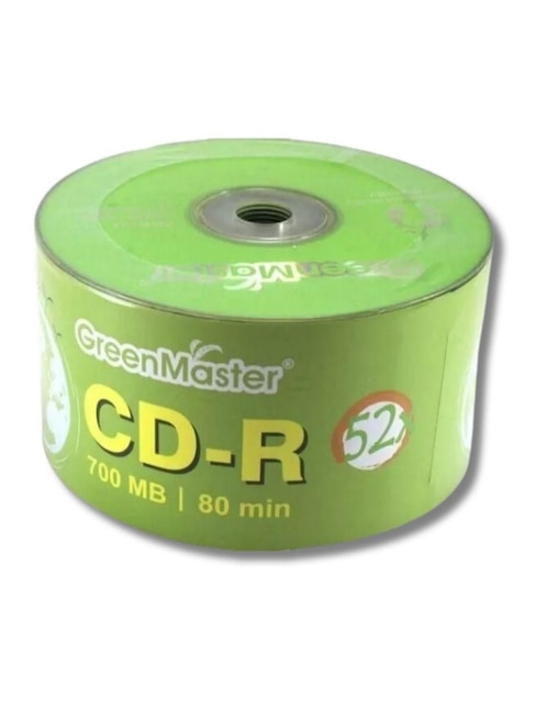 CD-R Greenmaster de 50 piezas 1