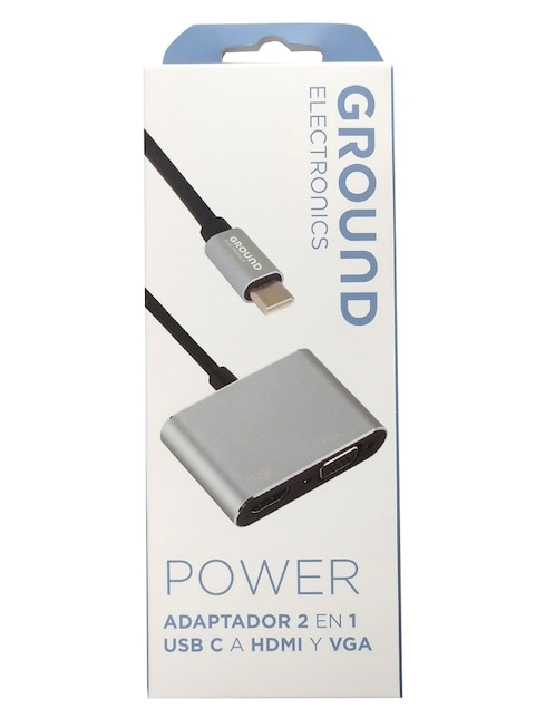 Hub Ground de 2 contactos 1